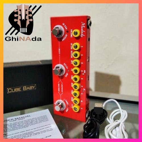 Jual MUSLADY Cube Baby Multi-fungsional Audio Interface Efek Gitar ...