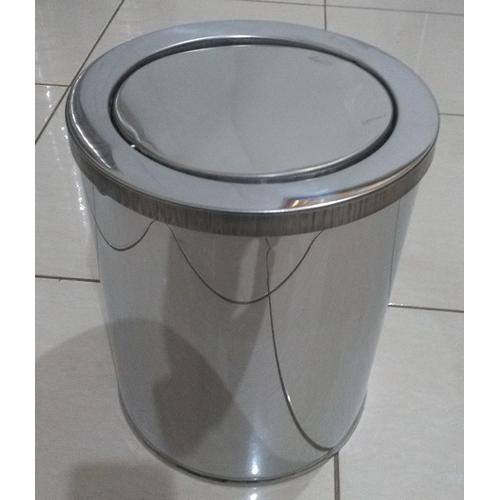 Jual TEMPAT SAMPAH SWING STAINLESS STAINLES STENLIS 16-17 LITER 30 CM ...