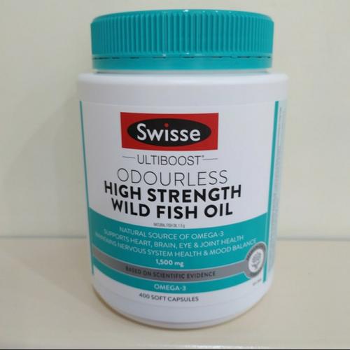 Jual swisse fish oil minyak ikan omega 3 odourless 1500 mg 400 sg - Kota Bandung - Revitalifeid ...