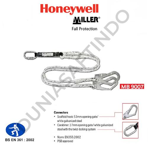 Jual Honeywell Miller MB 9007 Lanyard With Absorder 1.7 M Double Hook ...