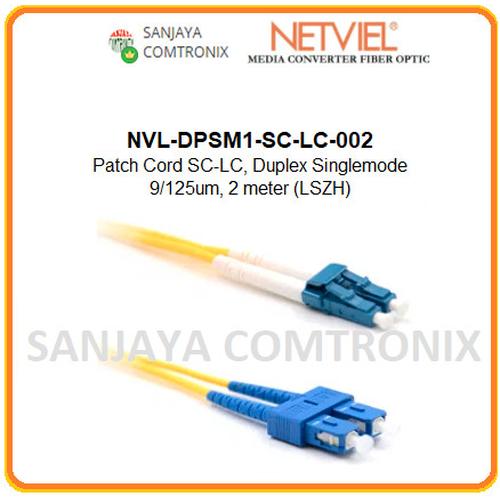 Jual Netviel NVL-DPSM1-SC-LC-002 Patch Cord FO SC-LC Duplex Singlemode ...