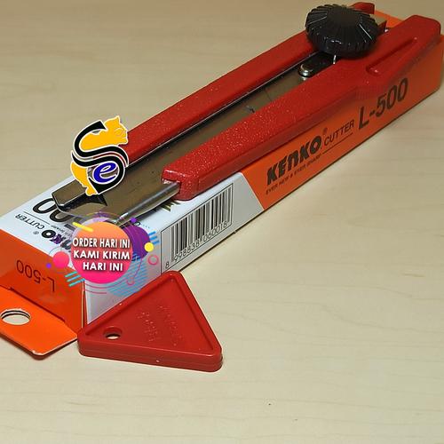 Jual Cutter Besar Kenko L-500 / Cutter Silet Pemotong ukuran Besar 1Pcs ...