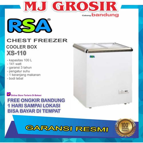 Jual RSA XS 110 CHEST FREEZER BOX SLIDING 100 L LEMARI PEMBEKU BY GEA ...