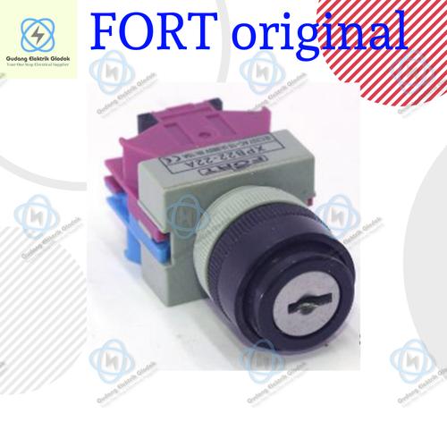 Jual SELECTOR SWITCH 2&3 POSISI W/KEY; DIA 22/25; XPB22-22A-11Y/21 31 ...