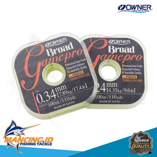 Jual Senar Pancing Owner Broad Game Pro 100m Nylon Line 2 - Jakarta ...