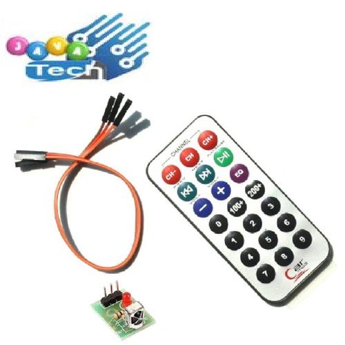 Jual Modul Kit Remot & Penerima HX1838 IR Remote Control Infrared ...