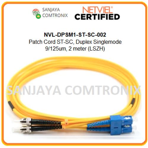 Jual Netviel NVL-DPSM1-ST-SC-002 Patch Cord FO ST-SC Duplex Singlemode ...