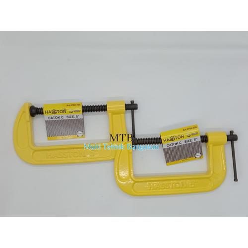 Jual Klem C / Catok C ( Clamp C Heavy Duty) 5" Hasston - Kota Makassar ...