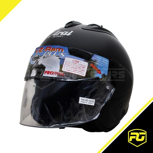 Jual Arai VZ RAM Plus Flat Black Half Face Helmet - L - Jakarta Selatan - Prime Gears Bintaro ...