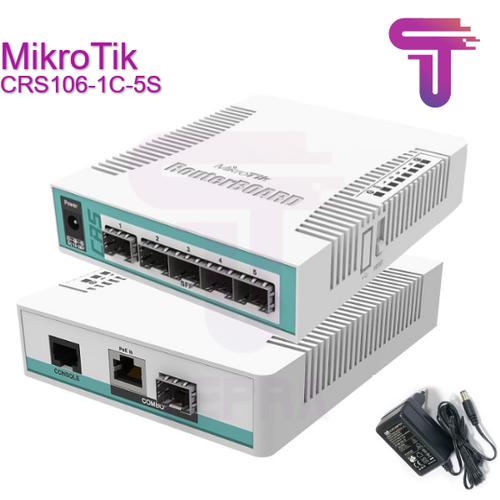 Jual MikroTik CRS 106 1C 5S CRS106-1C-5S - Jakarta Barat - Teprastore | Tokopedia
