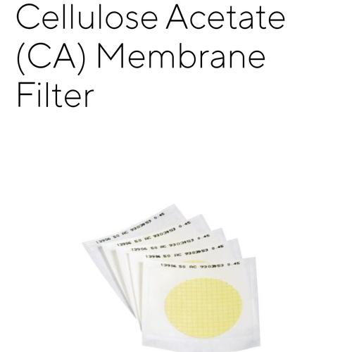 Jual Cellulose Acetate Membrane Filter. 0,45 um. 47 mm. 100/pack ...