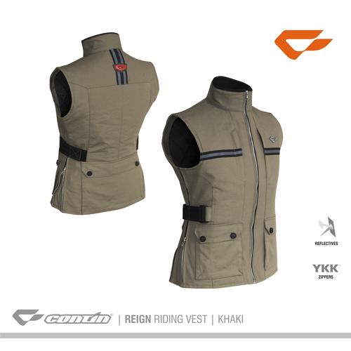 Jual Continmoto REIGN VEST | Rompi Riding Contin REIGN - KHAKI - M ...