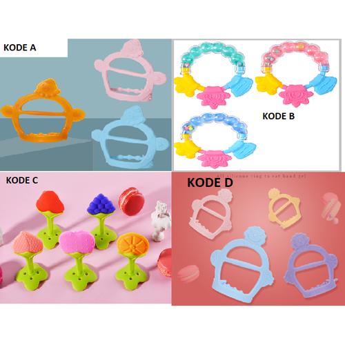 Jual BSS Gigitan Bayi Teether Buah Gelang Krincing - C Jeruk - Kab ...