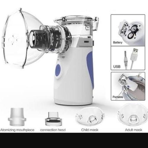 Jual Nebulizer Alat Uap Obat Asma Pernapasan Portable Pakai Baterai ...