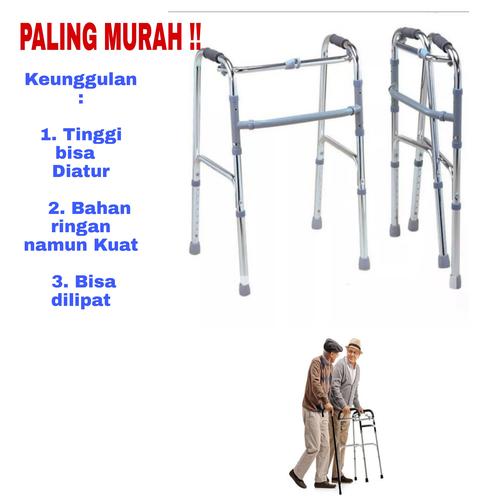 Jual Tongkat Walker Alat Bantu Jalan / Walker Alat bantu Jalan - Tanpa ...