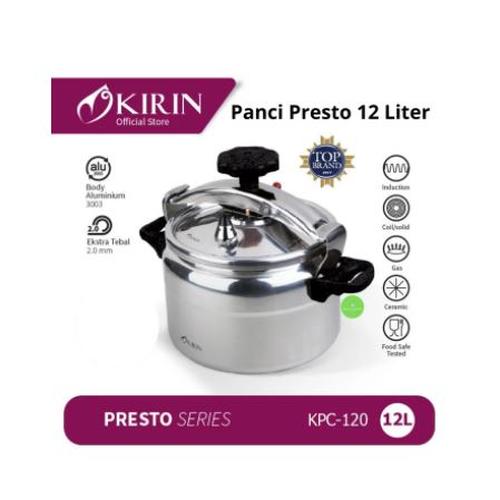 Jual Kirin Panci Presto High Pressure Cooker 12 Liter KPC-120 KPC120 - Kota Depok - Multi Retail ...