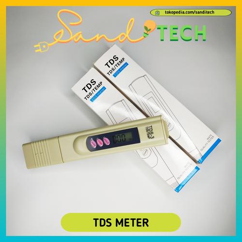 Jual TDS Meter TDS-3 TDS/TEMP Alat Ukur Pekatan Nutrisi Hidroponik ...