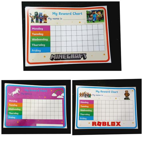 Jual reward chart papan reward - minecraft - Kota Surabaya - Pan Pan ...