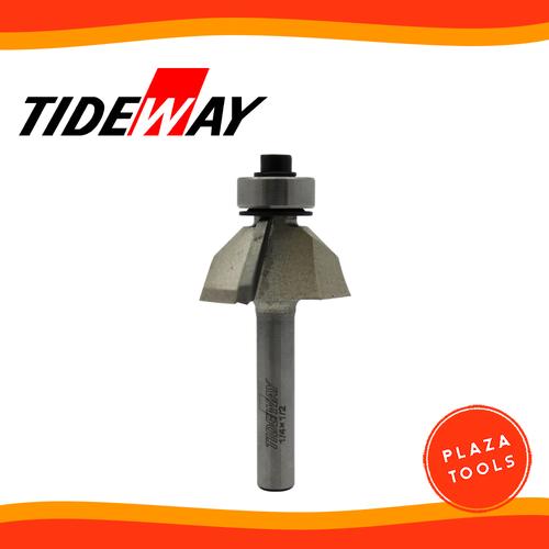 Jual Mata Chamfer Bit 45 Degree Profil Kayu TIDEWAY Trimmer Router 13 ...