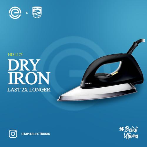 Jual PHILIPS Setrika Listrik Ceramic HD1173 - Hitam / Pink - Merah Muda ...