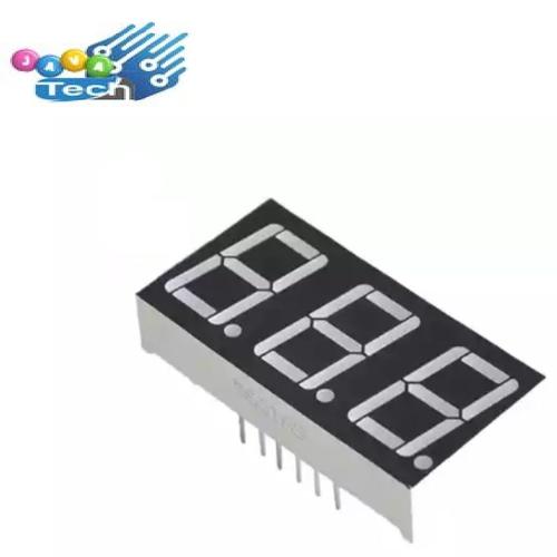 Jual Seven Segment Display 7 Segment Merah 0.56 Inch 3 Digit - Cathode ...