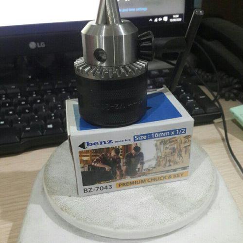 Jual Kepala Bor Drill Chuck Ukuran Mata 16 Mm X Ukuran AS 1/2 Benz HTB ...