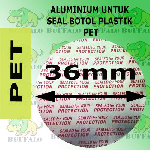 Jual 100 lembar Aluminium Foil seal botol PET 36mm - Jakarta Barat ...