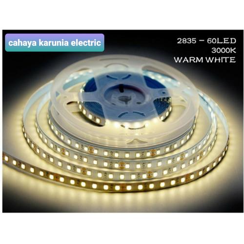 Jual Lampu LED strip 2835 12v 60 led/meter ip 44 5 meter super terang ...