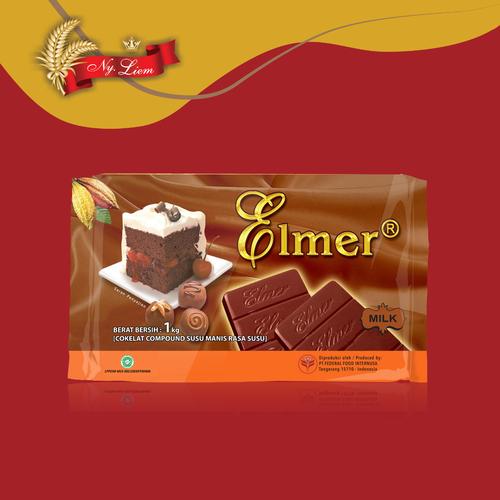 Jual ELMER Chocolate Compound Milk 1 kg - Kota Bandung - TBK Ny Liem ...