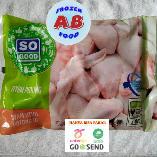 Jual So Good Ayam Potong Ayam Utuh Potong 10 Ayam Segar Chicken isi 10 ...