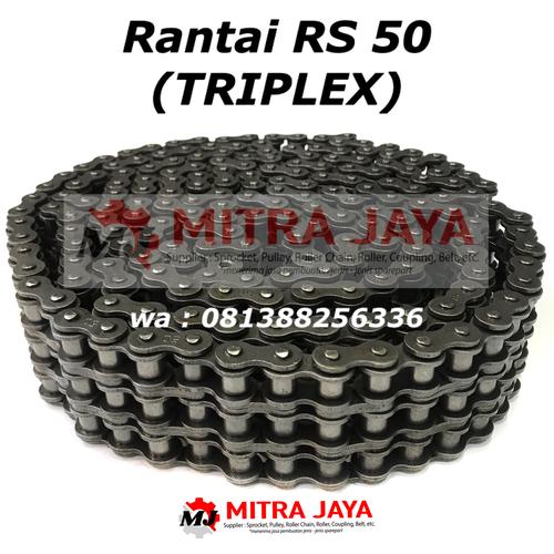 Jual ROLLER CHAIN TRIPLE RS 50 - 3 RANTAI SPROCKET TRIPLEX - Jakarta ...