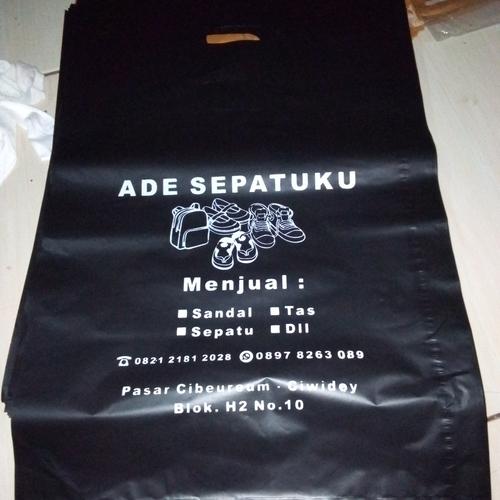 Jual Plastik plus sablon nama toko ukuran 20x30 isi 100cm - Merah - Kab ...