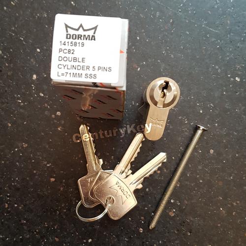 Jual Cylinder Lock Dorma PC 71 DC 71 MM Kunci Silinder Pintu 71mm - Jakarta Utara - CenturyKey88 ...