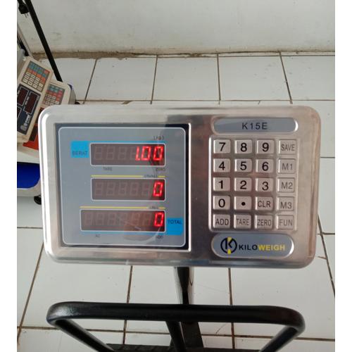 Jual Timbangan barang / timbangan digital 150 kg / timbangan duduk ...