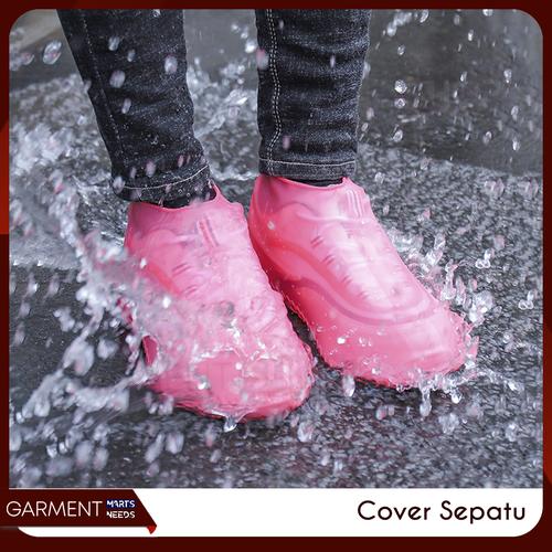 Promo Cover Sepatu Sandal Silikon Anti Air Hujan Waterproof Murah ...