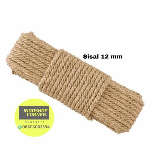 Jual Tambang tampar tali Manila sisal 12 mm mili meteran - 12mm/50 ...