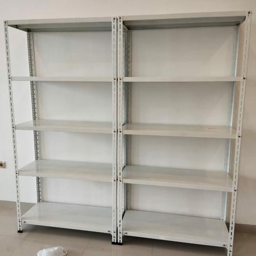 Jual rak besi siku lubang multiguna - Putih - Kota Bandung ...