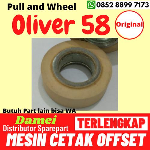 Jual Pull Wheel Oliver 58 Spare Part Mesin Cetak Offset Printing ...
