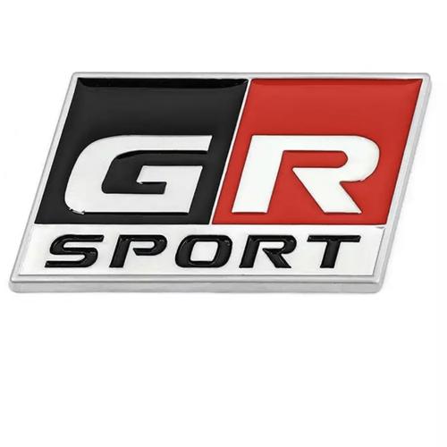 Jual Emblem Toyota GR Gazoo Racing Sport Original Japan - Silver merah ...