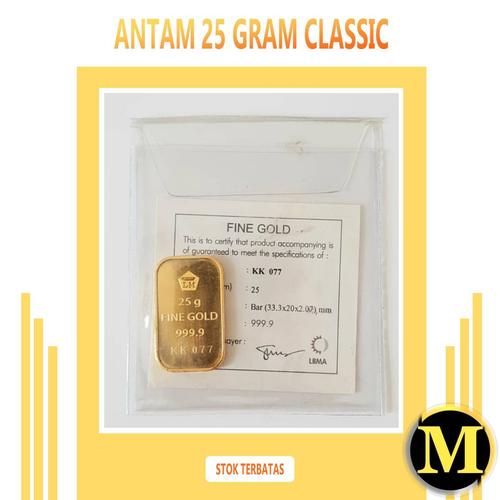Jual Emas Antam 25 gram Logam Mulia Emas Batangan - Jakarta Barat ...