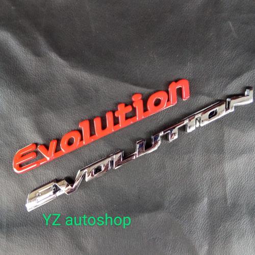 Jual Emblem Evolution - Kota Medan - YZ autoshop | Tokopedia