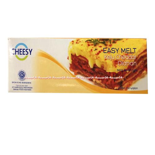 Jual Cheesy Easy Melt Processed Cheddar Cheese 500gr Keju Lumer Mencair ...