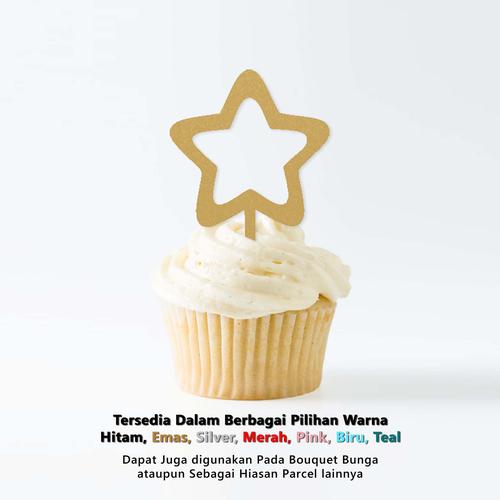 Jual Cup Cake Topper MINI - STAR - Topper Kue Model Bintang - Kab ...