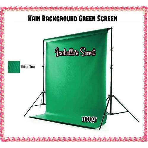 Jual Kain Background Green Screen / Chroma Key Backdrop / Spunbond ...