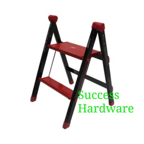 Jual FIXSTEPS TANGGA ALUMINIUM SLIM 2 STEP MERAH/HITAM LADDER ALU SLIM ...