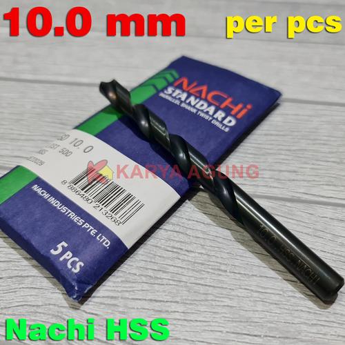 Jual Mata Bor Besi NACHI HSS 10 mm / Twist Drill Baja Aluminium 10mm ASLI - Kota Makassar ...