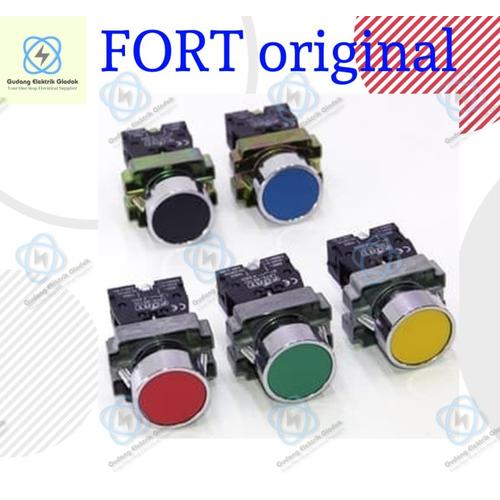 Jual Push Button LAY5-BA42 warna: Merah,Hijau,Kuning,Biru,Hitam Fort ...