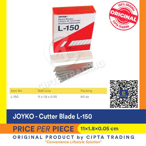 Jual isi cutter - joyko - L150 (1 tube = 5 cutters) - Jakarta Barat ...