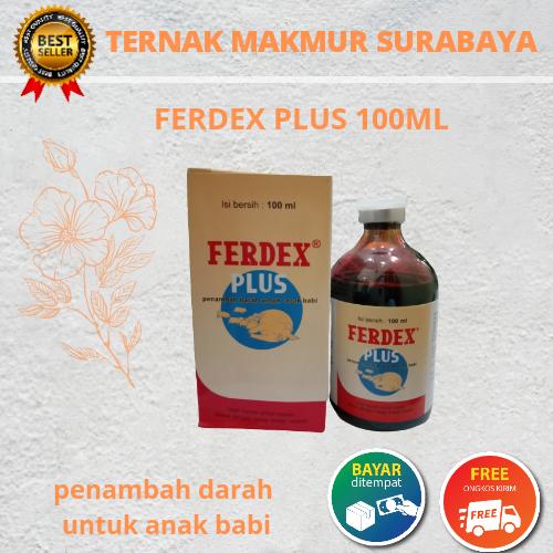 Jual FERDEX PLUS 100 ml - Penambah Darah Anak Babi Zat Besi Hewan ...
