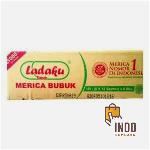 Jual Ladaku Sachet Dus / Ladaku Merica bubuk 72 sachet x 8 bks / Lada ...